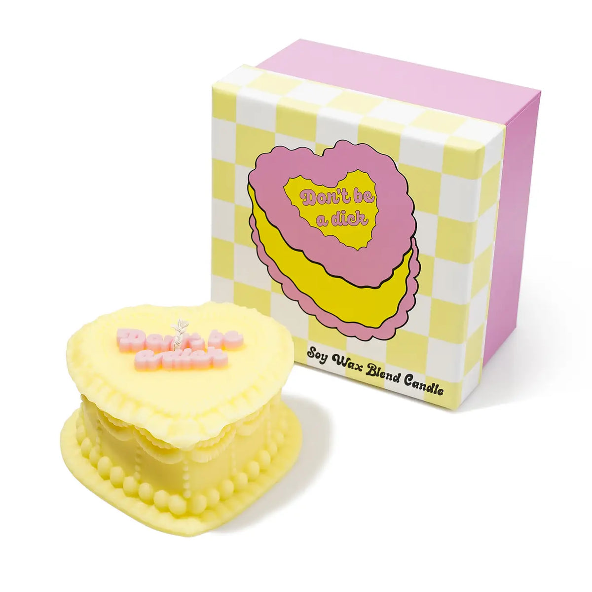 Dont Be A Dick Heart Candle